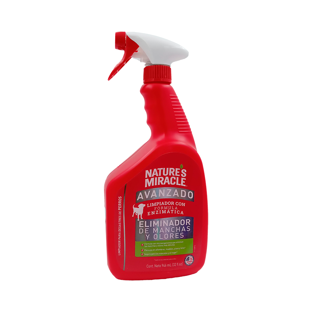 Eliminador Nature's Miracle Limpiador 946ml – Casa Luna. El lugar de mi mascota.