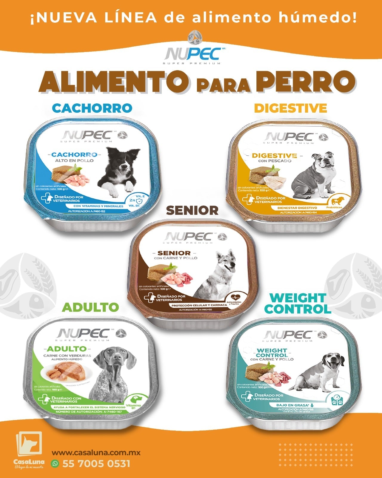 Nupec dieta Humeda p/perro – Casa Luna. El lugar de mi mascota.