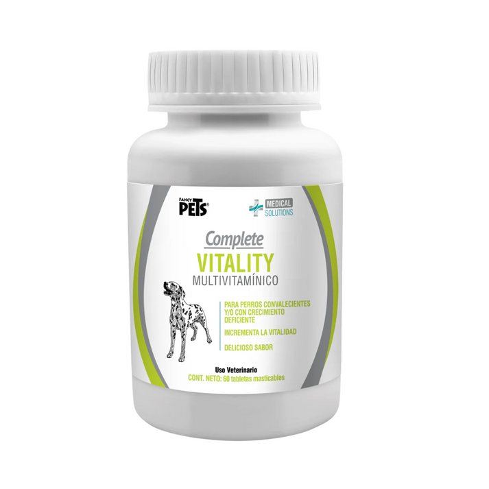 Suplemento Complete Vitality Multivitamínico Para Perro 60 Tabletas ...