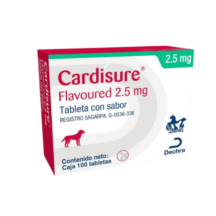 Cardisure 2.5mg Caja Con 100 Tabletas – Casa Luna. El lugar de mi mascota.